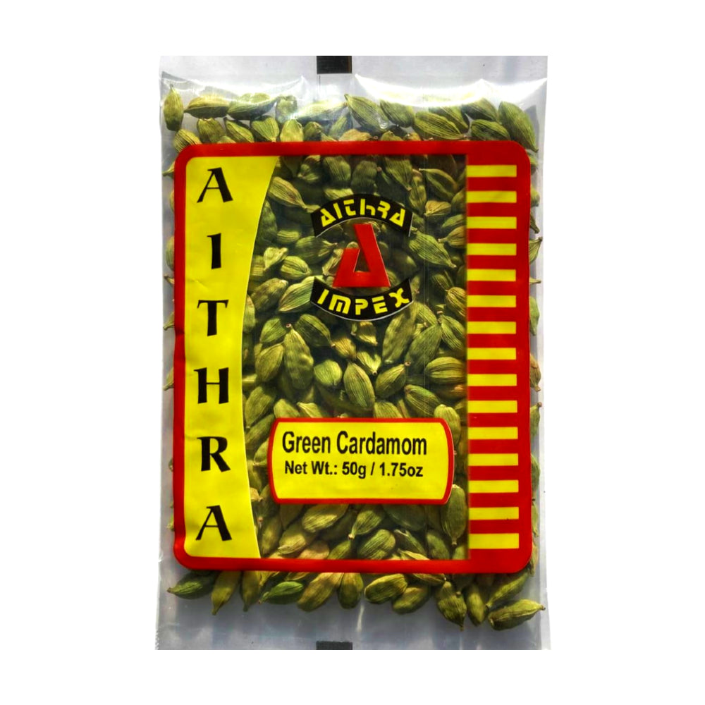 Aithra Green Cardomom, Aelakka 50g | BigTrolley
