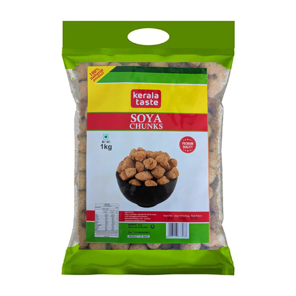 Kerala Taste Soya Chunks, Soya Ball 1Kg | BigTrolley