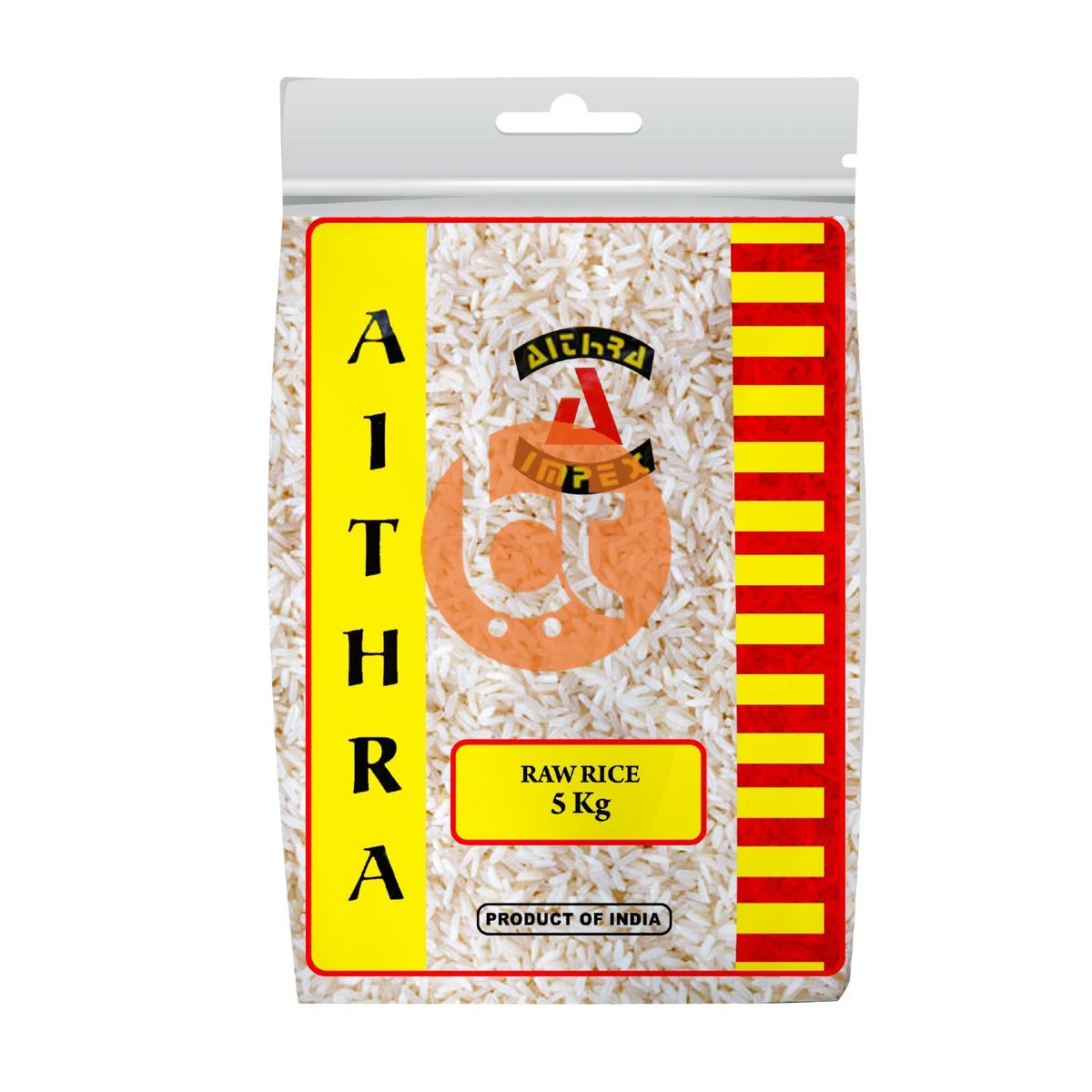 Aithra White Raw Rice Pachari 5kg | BigTrolley