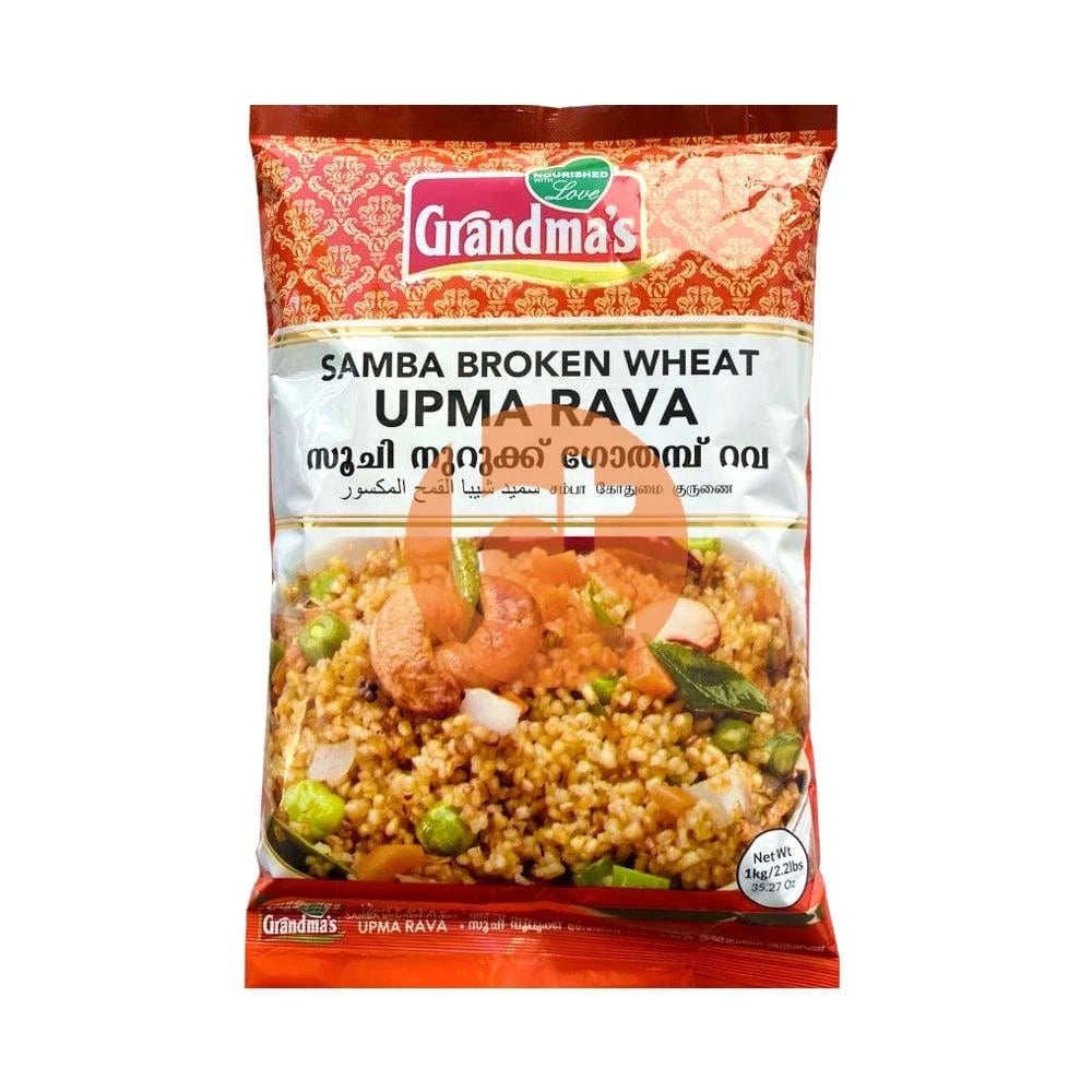 Grandma's Samba Broken Wheat Upma Rava 1 Kg | BigTrolley