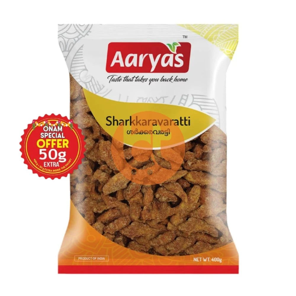 Aaryas Sarkara Varatti 400g + 50g Extra | BigTrolley