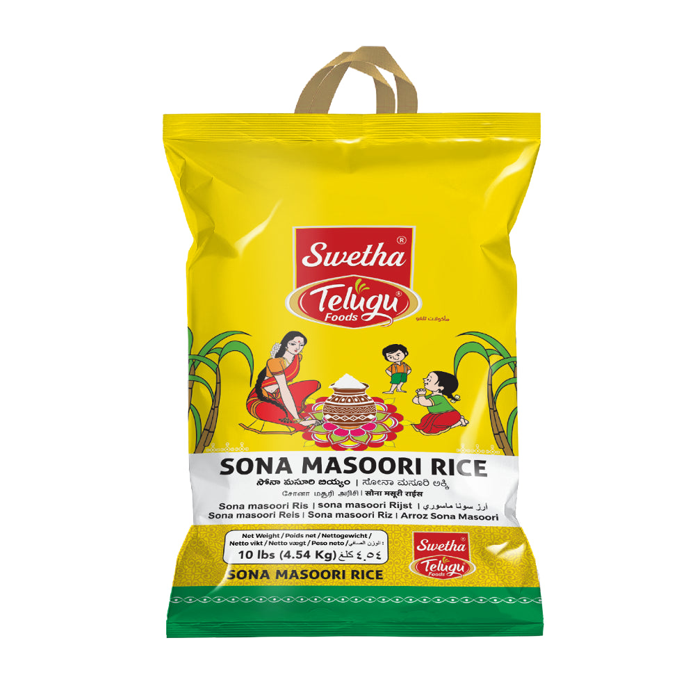 Telugu Foods Sona Masoori Rice 4.5Kg | BigTrolley