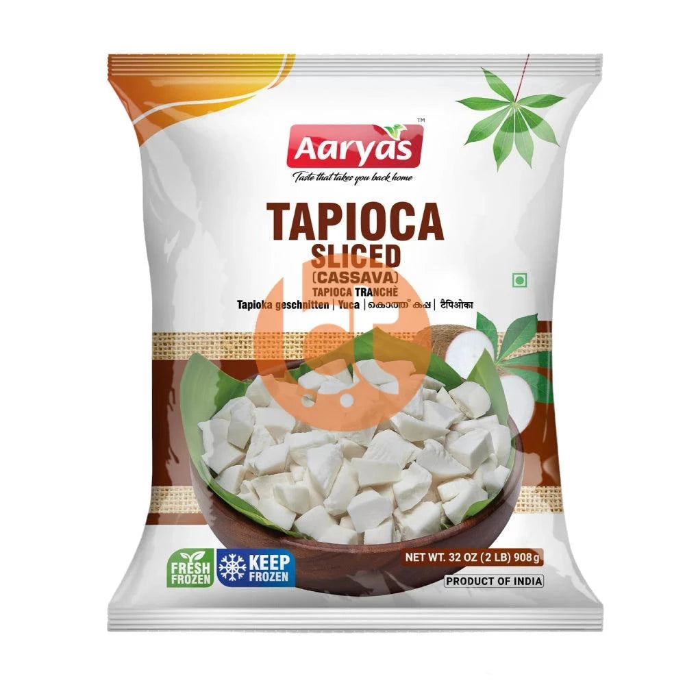 Aaryas Frozen Tapioca Sliced, Kappa 908g | BigTrolley