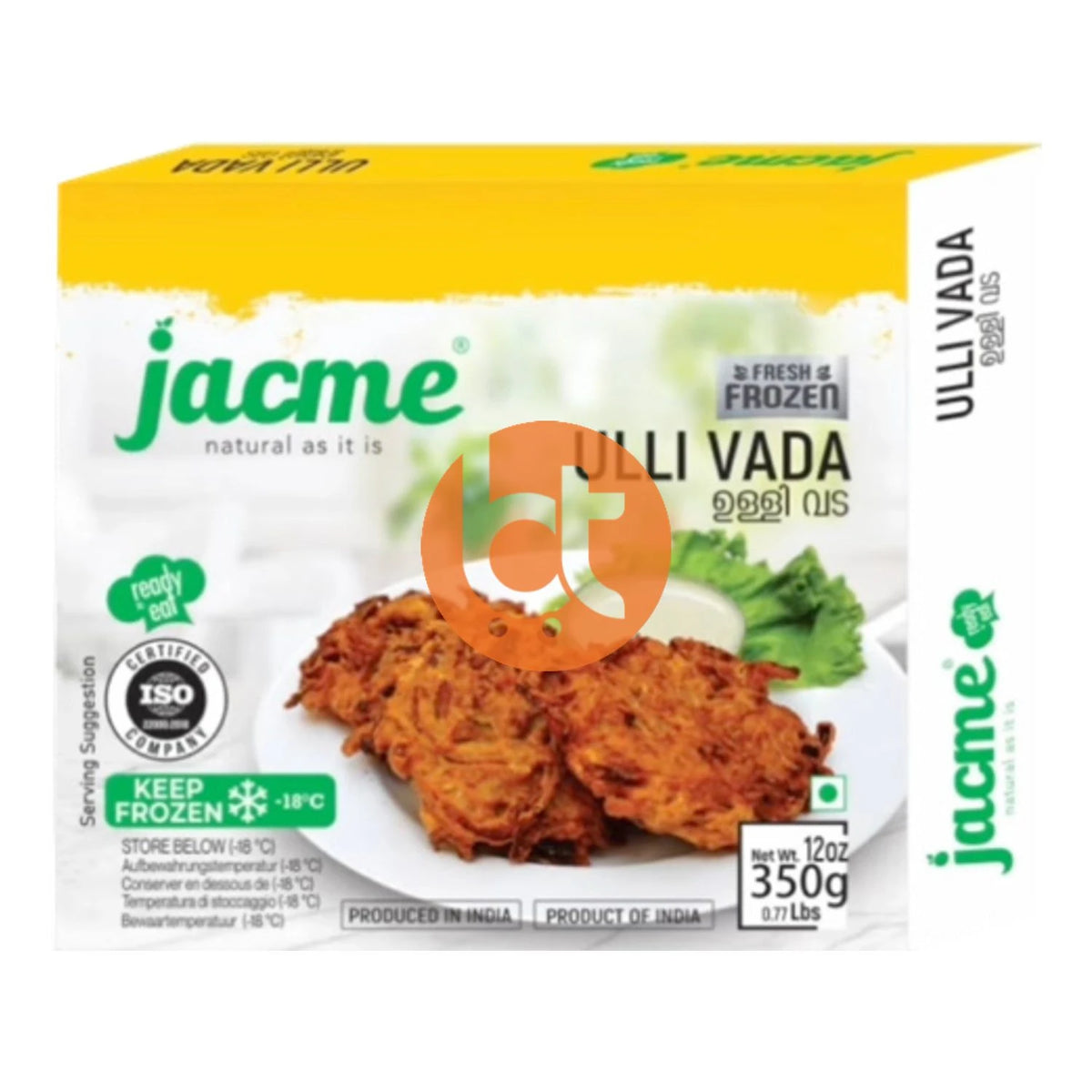 Jacme Foods Ulli Vada, Onion Fritters 350g | BigTrolley