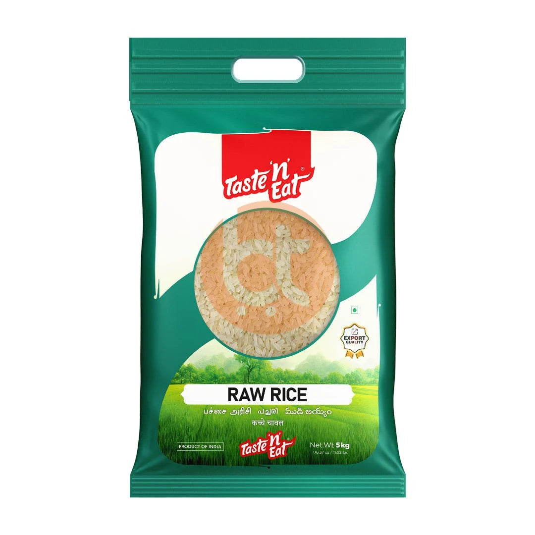 Taste n' Eat White Raw Rice (Pachari) 5Kg | BigTrolley