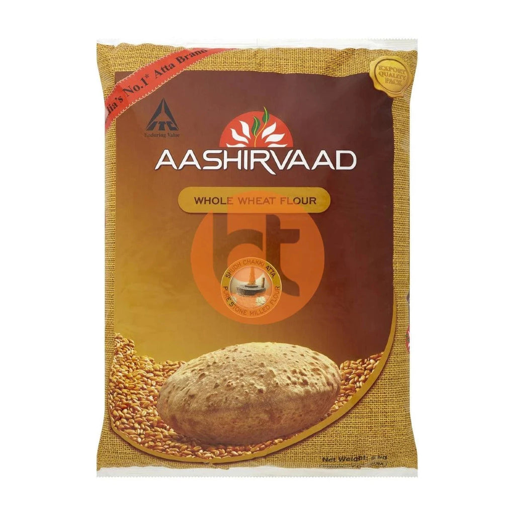 Aashirvaad Whole Wheat Atta Flour 10Kg | BigTrolley